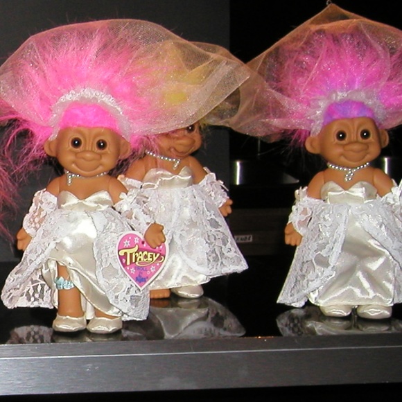Bridal Toll Doll - Maid Gift Accessory | Accessories | Troll Doll Bride ...